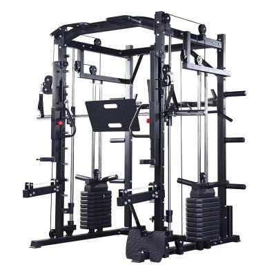 China Factory Price Hot Selling Smith Machine Multifunctional Power Cage Commercial Fitness Equipment Home Squat Rack Bench Press for sale