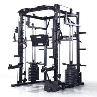 China Hot Selling Smith Machine Trainer Equipment Commercial Fitness Squat Bench Press Multi-functional All-in-one Gantry for Home Use for sale