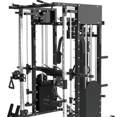 China Hot Selling New Smith Machine Trainer Commercial Fitness Squat Bench Press Multi-functional All-in-one Gantry for Home Use for sale