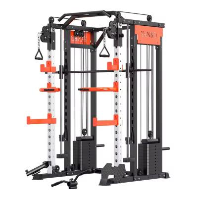 China Factory Direct Sales of High Quality New Steel J009S Commercial Home Gym Squat Rack with Barbell Bracket Fitness Equipment for sale