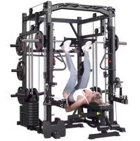 China Smith Equipment Commercial Fitness Equipment Squat Bench Press Multi-functional Gantry for Home Users Comprehensive for sale