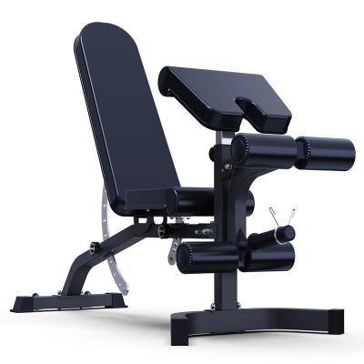 China Commercial Gym Bench Flat Durable Fitness Multi Function Gym Fitness Equipment Home Use Adjustable Dumbbell Bench for sale