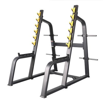 China Frame Squat Trainer Rack Gym Commercial Weight Bench Barbell Rack Bench Press Squat Leg Strength Equipment for sale