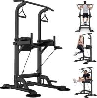 China Hot Selling Assisted Dip Chin Exercise Equipment Standing Pull up Bar Home Gym Strength Pull up Bar Training Machine for sale