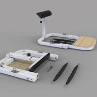China Factory Price Customized Hip up Glute Thruster Machine Foldable Hip Thrust Machine with Resistance Bands for sale