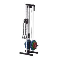 China Commercial Gym Equipment Lat Machine Stripper Cable Crossover Plate Loaded Machines Wall Mount Pulley System Cable Station for sale