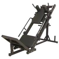 China Home Gym Equipment Hack Slide Squat Rack Leg Press Hack Squat Plate Loaded Leg Press Pin Load Selection Machines for sale