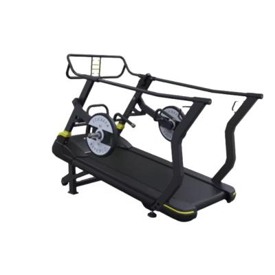 China New Arrival Non-Motor Incline Running Self-power Performance Trainer Cardio Equipment Flat Borad Mechanical Treadmill for sale