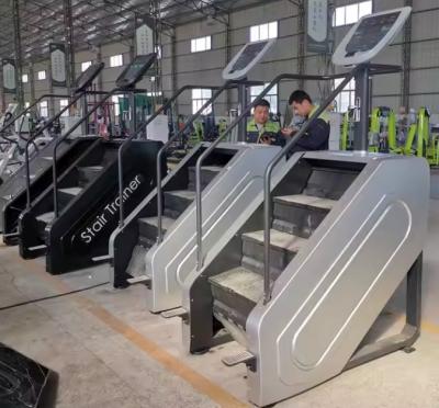 China White Universal Loss Weight Calories Electric Heavy Duty Vertical Exercise Gym Equipment Stair Climbing Machine for sale