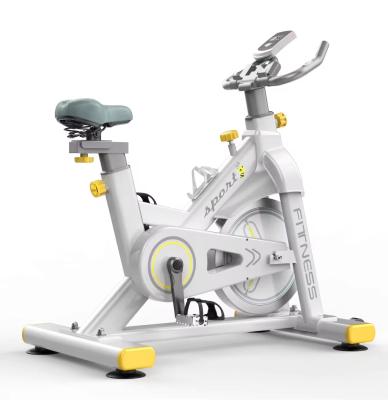 China Professional Indoor Commercial Exercise Spinning Bike With Heavy Duty Belt Drive 6kg Flywheel and Comfortable Seat Cushion for sale