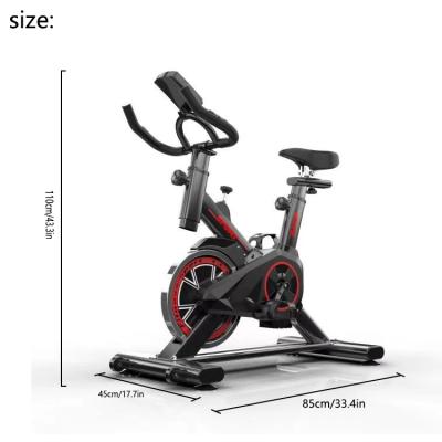 China Hot Selling Home Use Magnetically Controlled Indoor Sports Silent Adjustable Resistance Fitness Spinning Bike for sale