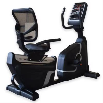 China Commercial Gym Fitness Machine Cardio Magnetic Control Horizontal Exercise Bicycle Recumbent Bike for sale