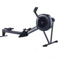 China Custom Logo GYM Fitness Equipment Air Rower Machine High Intensity 10 Level Resistance Adjustments Seated Row Machine for sale