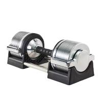 China Manufacturer Wholesale 32kg Electroplated 1kg Incrementally Adjustable Dumbbell Quick Adjustment Steel Sheet Dumbbell for sale
