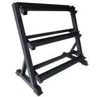 China Hot Sale  Fitness Equipment Adjustable Dumbbell Rack Exercise Equipment Three Layers Dumbbell Set With Rack for sale