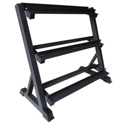 China Hot Sale  Fitness Equipment Adjustable Dumbbell Rack Exercise Equipment Three Layers Dumbbell Set With Rack for sale