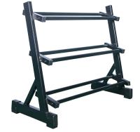 China Cheap Three-layer Dumbbell Rack Men's Fitness Home Dumbbell Set Display Commercial Rack for sale