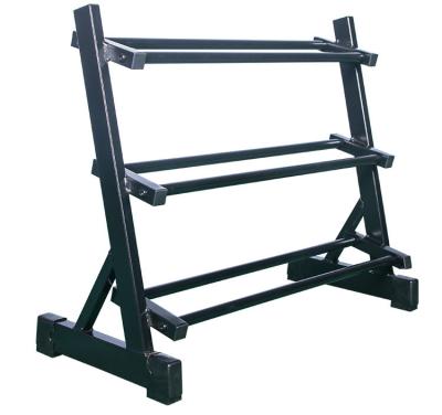 China Cheap Three-layer Dumbbell Rack Men's Fitness Home Dumbbell Set Display Commercial Rack for sale