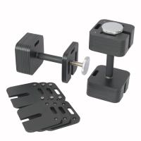 China Factory Direct High Quality square Adjustable Dumbbells for All Commercial Home Fitness Levels Are Easy to Use 20kg 36kg 39-65kg for sale