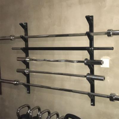 China Wall-Mounted Barbell Storage Rack -  3-Tier & 6-Tier & 10-Tier Barbell Holder for Gym Organization, Commercial Grade for sale