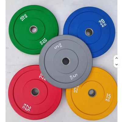 China Factory Wholesale Rubber Weight Bumper Plate 50 mm Diameter for Gym  Use Free Weights Colorful Glue  Steel  Weight Plates for sale