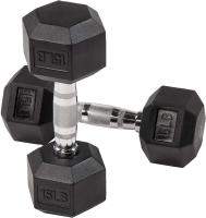 China Wholesale Factory EXW Price Customized Cast Iron Hex Dumbbells 2.5KG-60KG Rubber Dumbbell Set for sale
