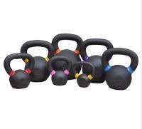 China High Quality Casting Iron Powder Coated Kettle Bell Set for Strength Training Weightlifting Gear Color Adults' Gym Equipment for sale