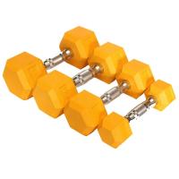 China Home Gym Workout Color Hexagon Dumbbells  Lbs KG Rubber Coated Black Pink Hex Dumbbells for sale