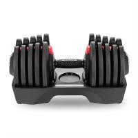 China Adjustable-Dumbbell 2Kg Increment 10-40Kg 15Kg 16Kg 24Kg1090 40Kg/90Lbs Adjustable Dumbbell Set With Rack for sale