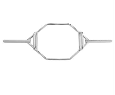 China Solid Triceps Barbell Trap bar Deadlift Training Hex Trap Bar 25mm Fitness Squat Hex Barbell Bar for Shrug Training for sale