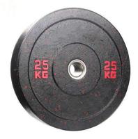 China Hot Selling Weight Lifting Weight Bumper Dumbbell Plates Rubber Granules Gym Fitness Dumbbell Discs for sale