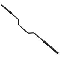 China Squat Barbell U-shaped Weightlifting bar Auxiliary bar 50mm Aperture Commercial 2.2m Cambered Bench Bar for sale