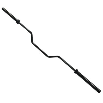 China Squat Barbell U-shaped Weightlifting bar Auxiliary bar 50mm Aperture Commercial 2.2m Cambered Bench Bar for sale