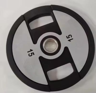 China Wholesale Factory Price Commercial Lifting  Weight Plates Bodybuilding Workout Cast Iron Weight Rubber Plates for sale