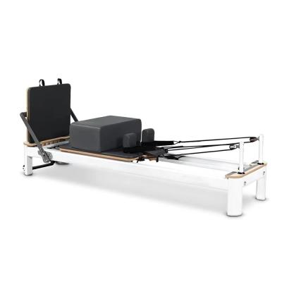 China High Quality Low Price Reformer Pilates Aluminium White Pilates Reformer Machine Aluminium for Pilates Yoga Studio for sale