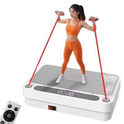 China Fitness Body Vibration Plate Abs Material Workout Fitness Fat Vibrator Platform for sale