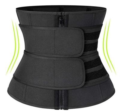 China Hot Selling Neoprene Sauna Waist Trimmer Corset Sweat Slimming Belt Body Shaper Waist Trainer for sale