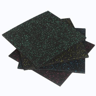 China Non-slip Composite Material OEM Floor Black Gym Mat Rubber Floor Mats for sale