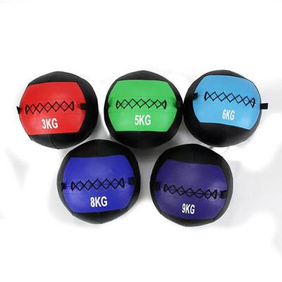 China Factory Fitness Weight-Bearing Ball Non-elastic Solid Yoga Fitness Soft Medicine Ball Fitness Equipment Wall Ball for sale
