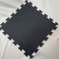 China Factory Wholesale Price EXW Popular Gym Center Use Outdoor Puzzle Rubber Mat 15mm Thickness Interlocking Gym Rubber Floor Mat for sale