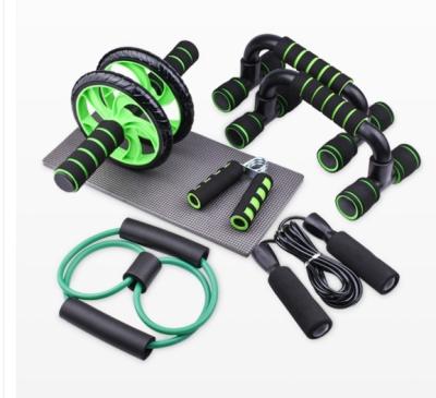 China 6 in 1 ab Wheel Roller Kit Abdominal Muscle Wheel Push-up Roller Men Women Thin Waist Reduction Abdominal Wheel Roller for sale