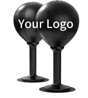 China Stress Buster Relief Free Standing Desk Table Boxing Punch Ball Suction Cup Reflex Strain Tension Toys Desktop Punching Bag for sale