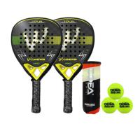 China Wholesale in Stock  High Quality Professional Manufacturer Custom Racchette Da Padel Tennis Padel Shovel Set with Padel Ball for sale