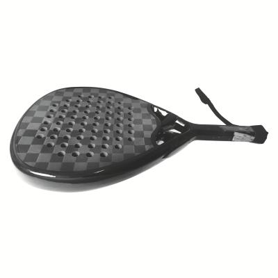 China Custom Logo Professional Premium 3K/12k/18k Carbon Fiber Raquetas Paletas Pelotas Palas De Padel Oem Padel Tennis Racket for sale