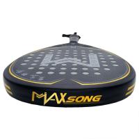 China MAXSONG Top Selling Full Carbon Diamond Shape Paddle Shovel Padel Racket High Performance Racquets for sale