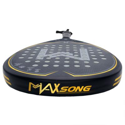 China MAXSONG Top Selling Full Carbon Diamond Shape Paddle Shovel Padel Racket High Performance Racquets for sale