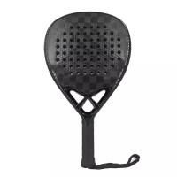 China Top Sell High Performance Padel Racquets 100%  Carbon Diamond Shaped Paddle with Sandy Effect Shovel Design for sale