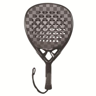 China 2024 SingSong Top Ranking Round Diamond Teardrop Shape 3K 12K 18K Carbon Padel Rackets for Advanced Players for sale