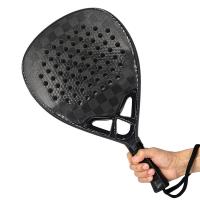 China Hot Sale Lightweight Custom Design Padel Racket Full Carbon Fiber 100% Paddle Tennis Rackets Surface With EVA Foam Core for sale