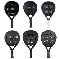 China Manufacturer Custom Your Own Design Printed Logo Paddle Rackets 3K/12K/18K Carbon Fiber Padel Tennis Racket for sale